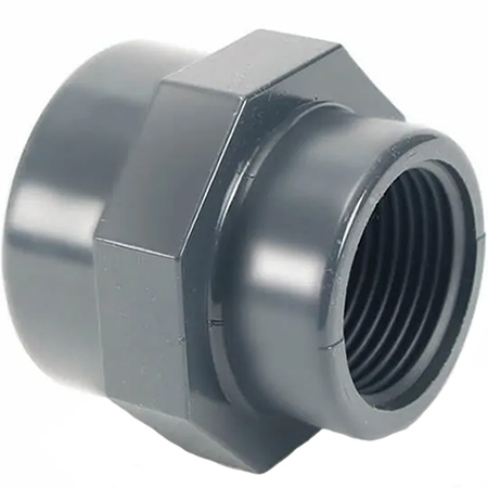 COMER Reducing threaded coupling, PVC, d - 2", d1 - 1 1/2", PN 16 [Code ...